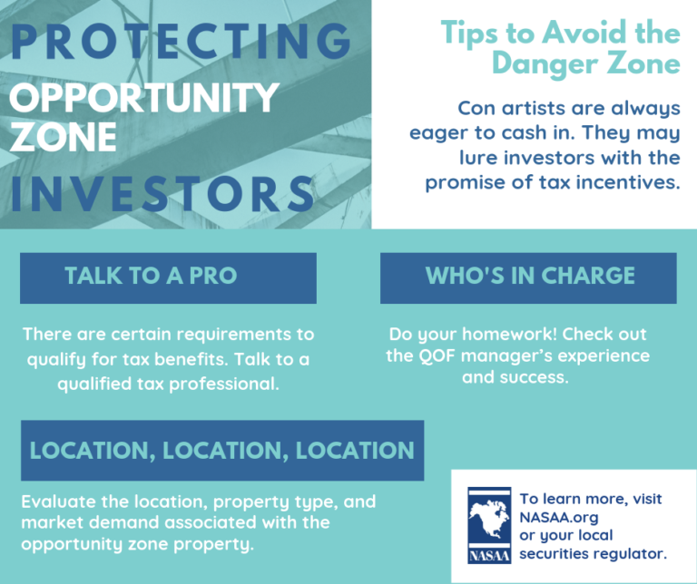 NASAA Informed Investor Advisory: Opportunity Zone Investments