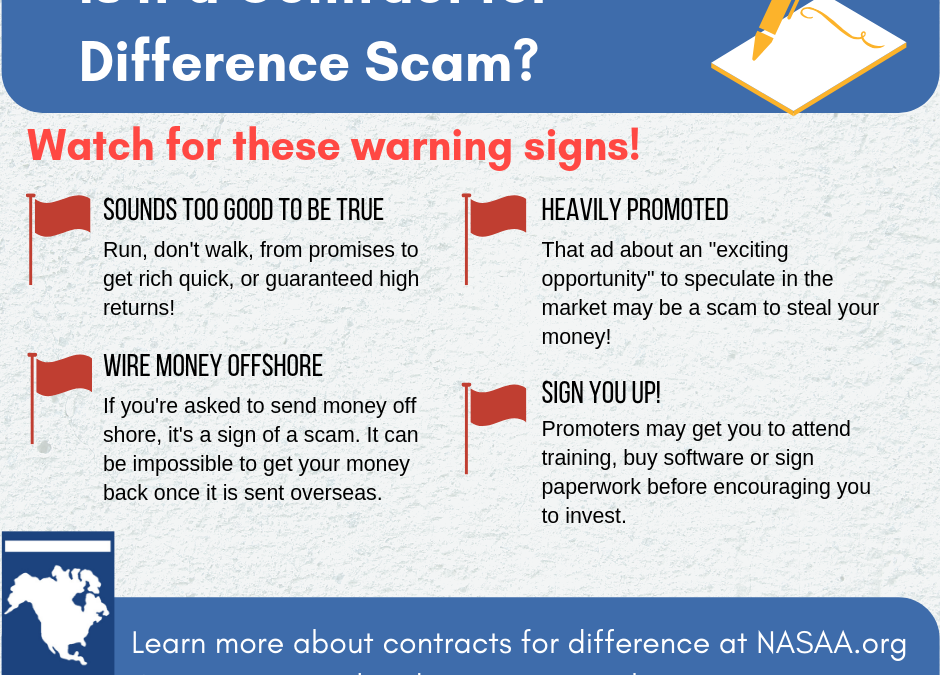 CFD Facebook - How to recognize a scam - NASAA