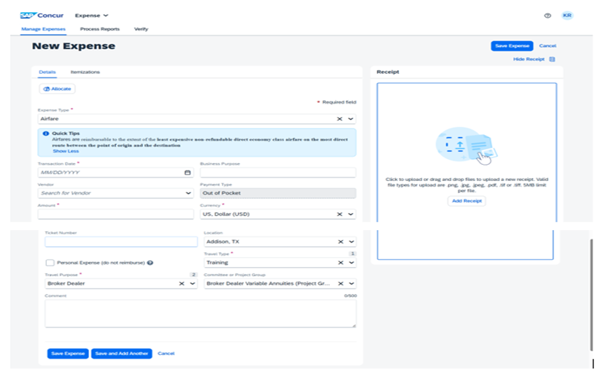 Concur-screenshot-5 - NASAA