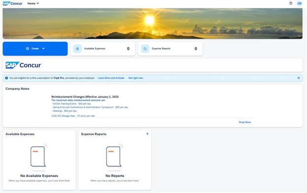 Concur-screenshot - NASAA
